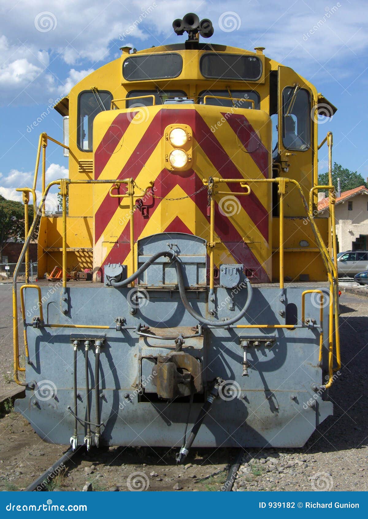 Diesel Locomotive stock photo. Image of railroad, engine - 939182
