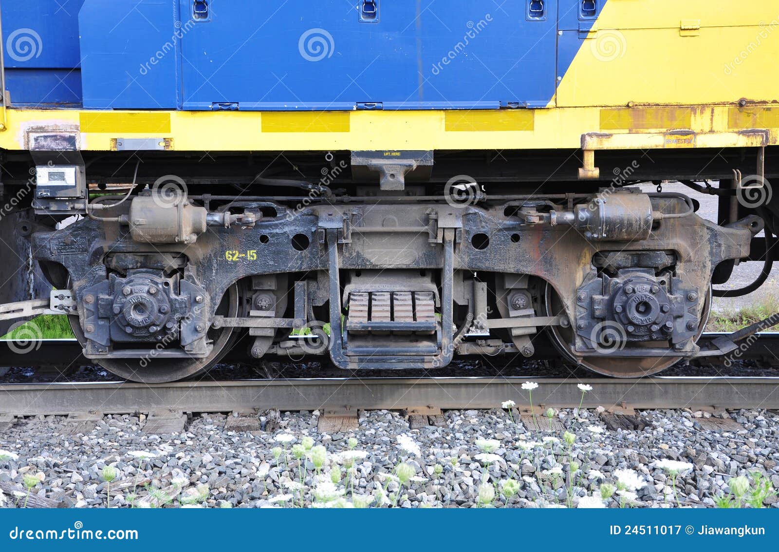 Diesel Locomotive Wheel, Potsdam, New York, USA Stock Image - Image of ...