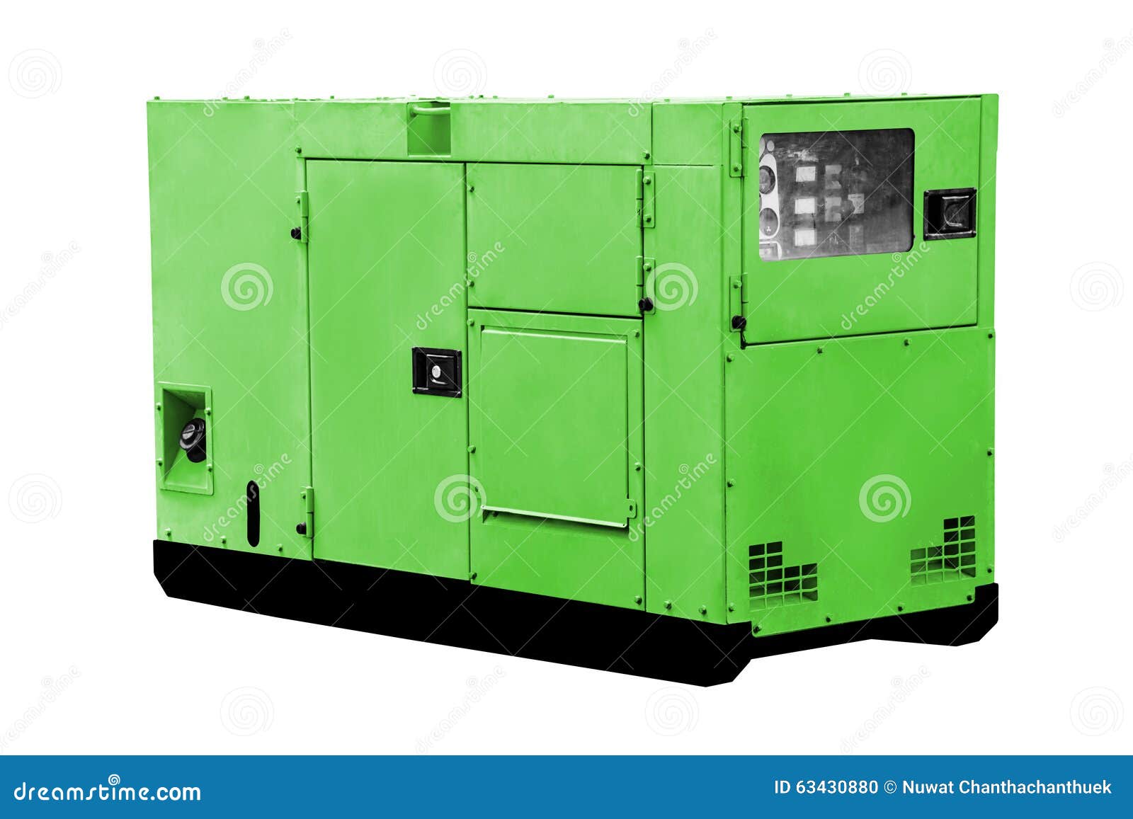 Diesel power generator. stock photo. Image of electricity - 63430880