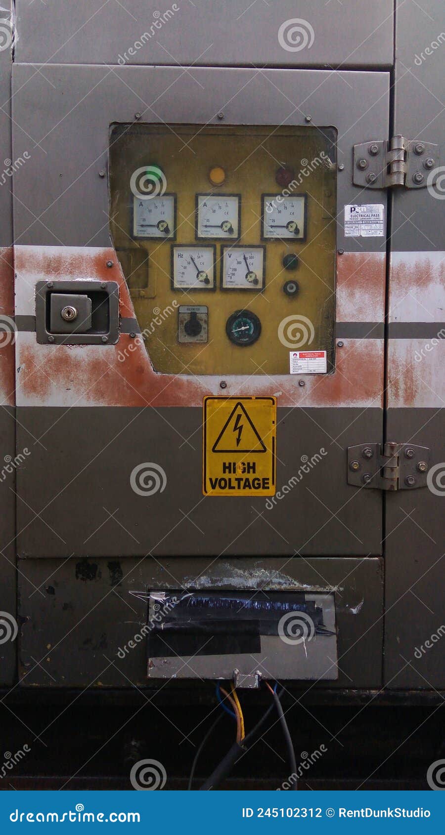 Diesel Power Plant Control Center Stock Photo - Image of diesel, center ...