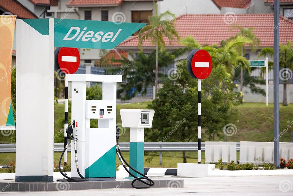 Diesel Pump stock photo. Image of petroleum, automobile - 3384578