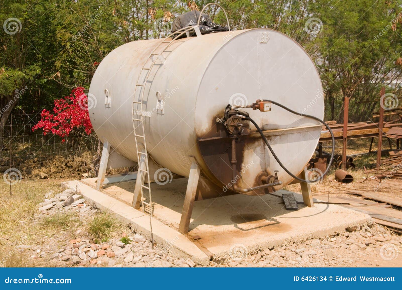 Diesel Tank stock photo. Image of pipe, container, pump - 6426134