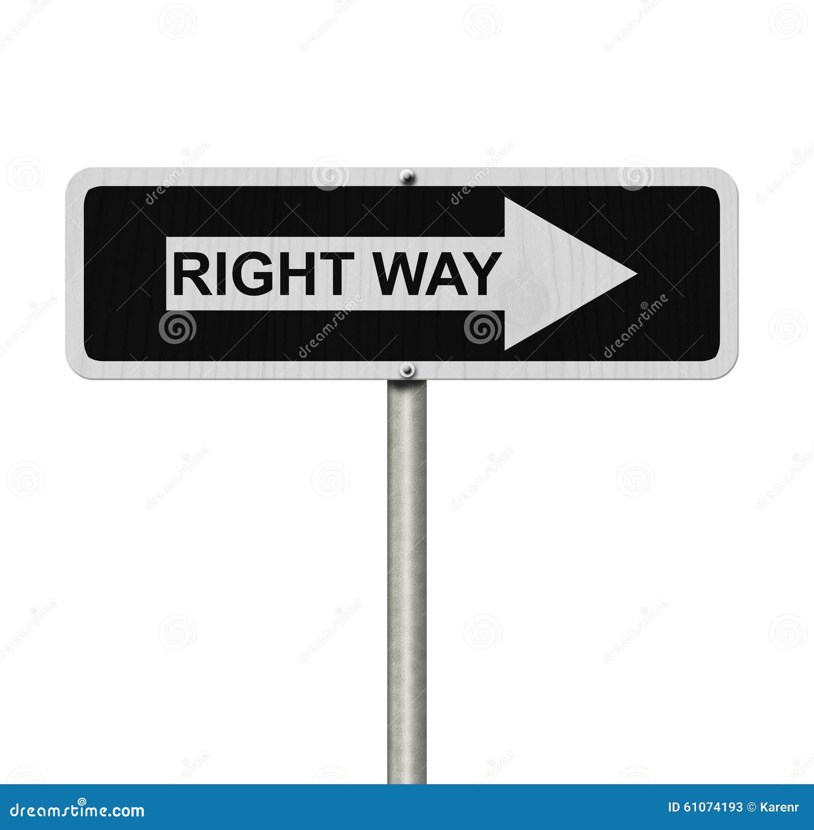 Dieses Ist Der Richtige Weg Stockbild - Bild von metall, strategie ...