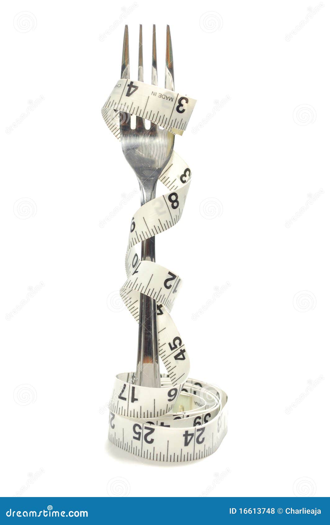 Diet stock photo. Image of healthy, fork, conceptual - 16613748