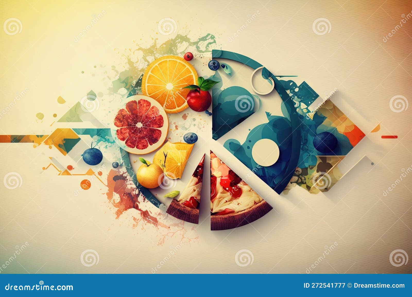Diet Abstract Concept Illustration Generative Ai Stock Illustration ...