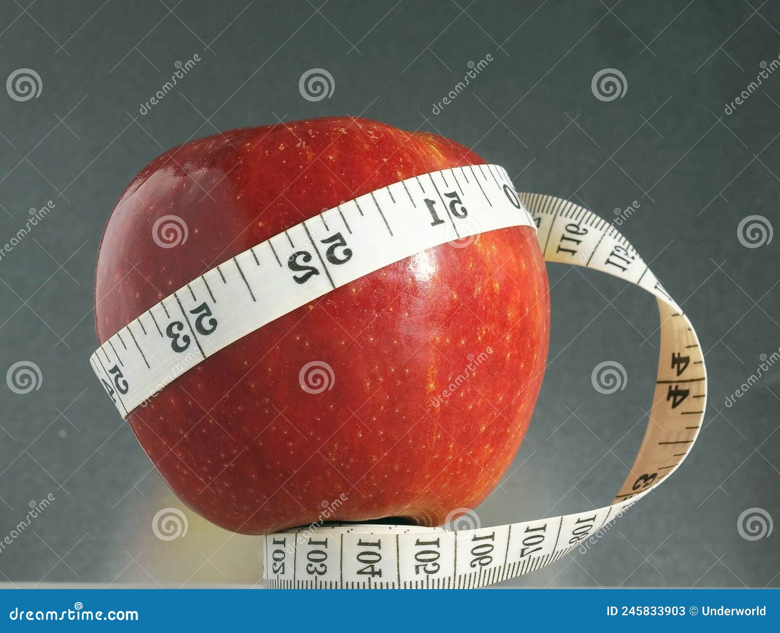 Diet Apple and Meter stock image. Image of meter, dieting - 245833903