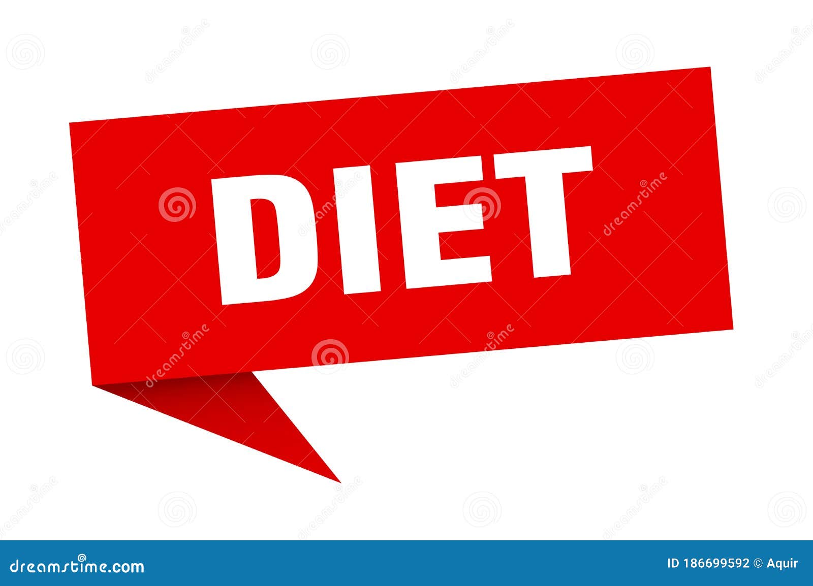 Diet Banner. Diet Speech Bubble Stock Vector - Illustration of isolated ...