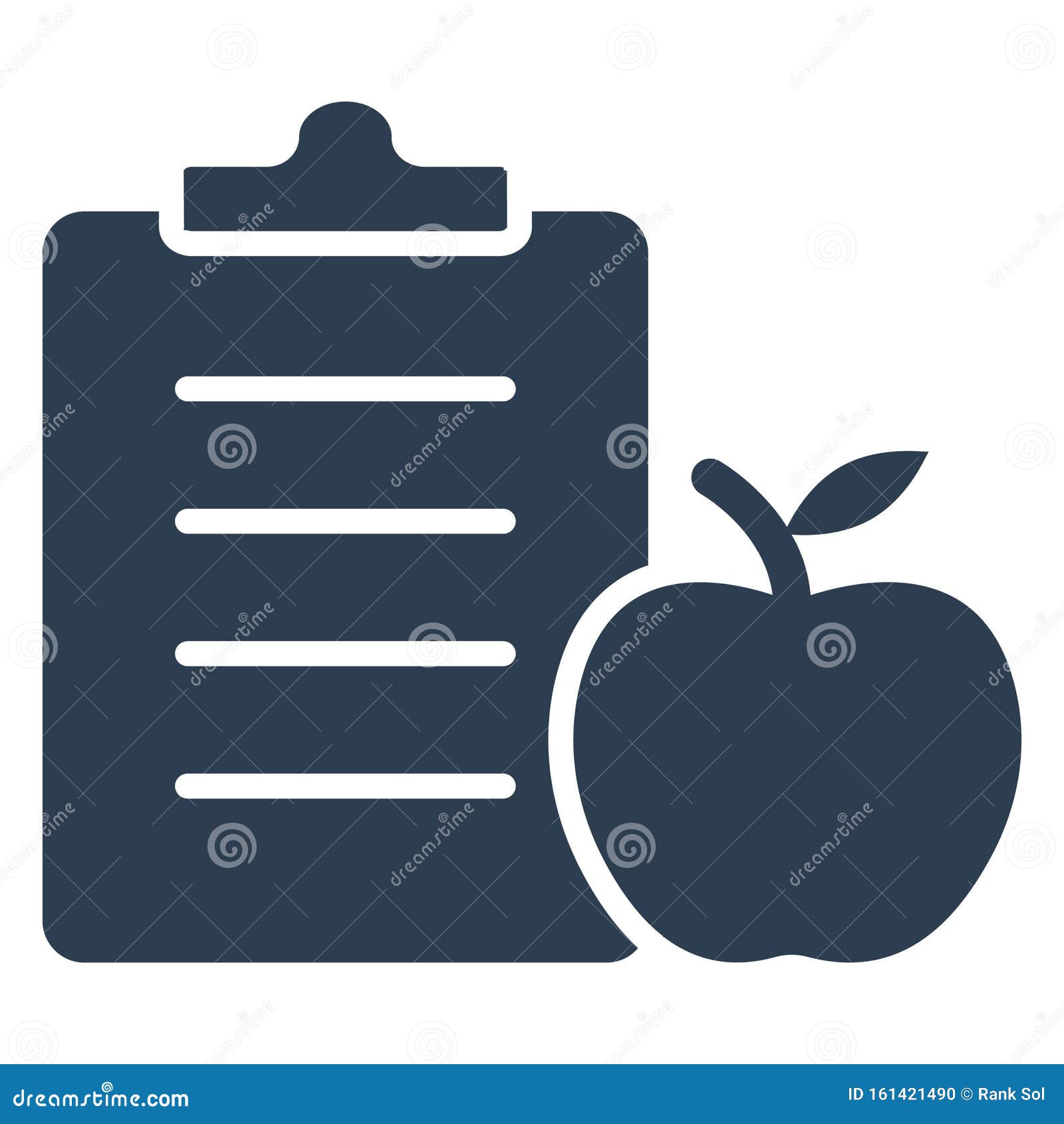 Diet Chart Isolated Vector Icon that Can Be Easily Modified or Edit ...