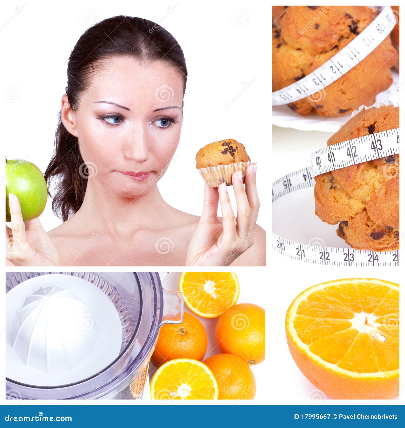 Diet collage stock image. Image of decisions, closeup - 17995667