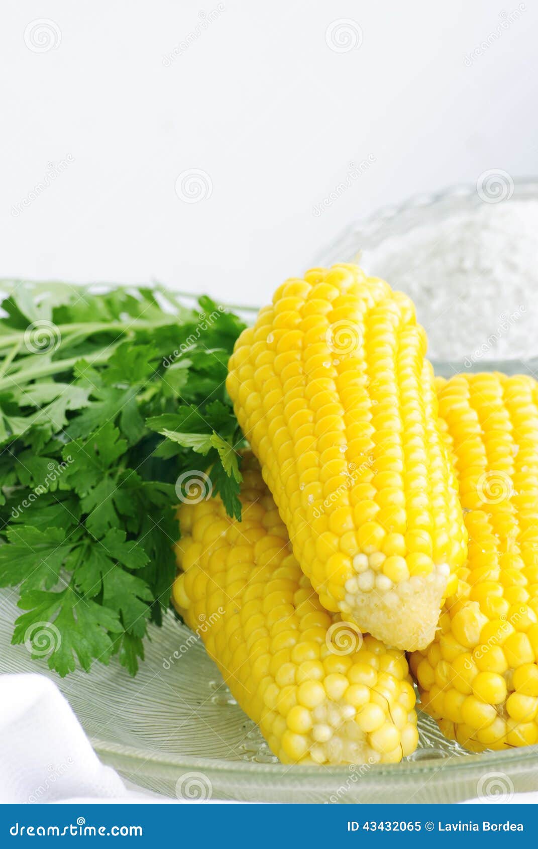 Diet with corn stock image. Image of butter, meal, healthy - 43432065