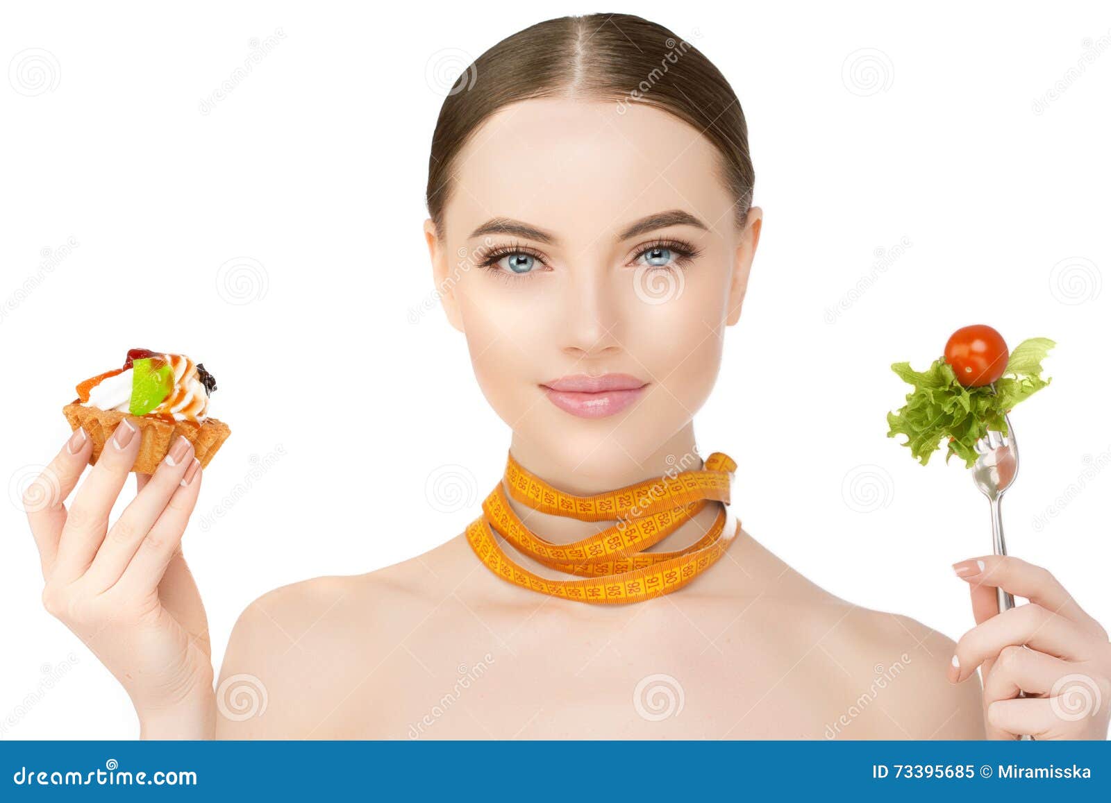 Diet Dieting Concept Diet Plan For Woman Stock Image Image Of