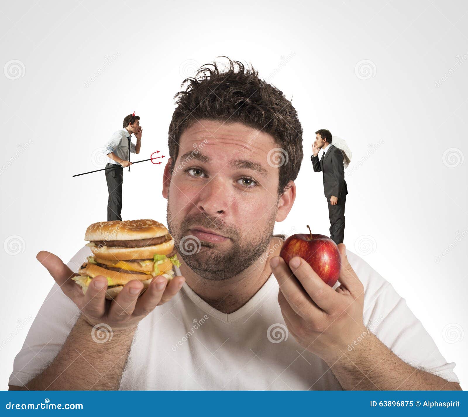 Guilty Man With A Conscience Royalty-Free Stock Photography ...