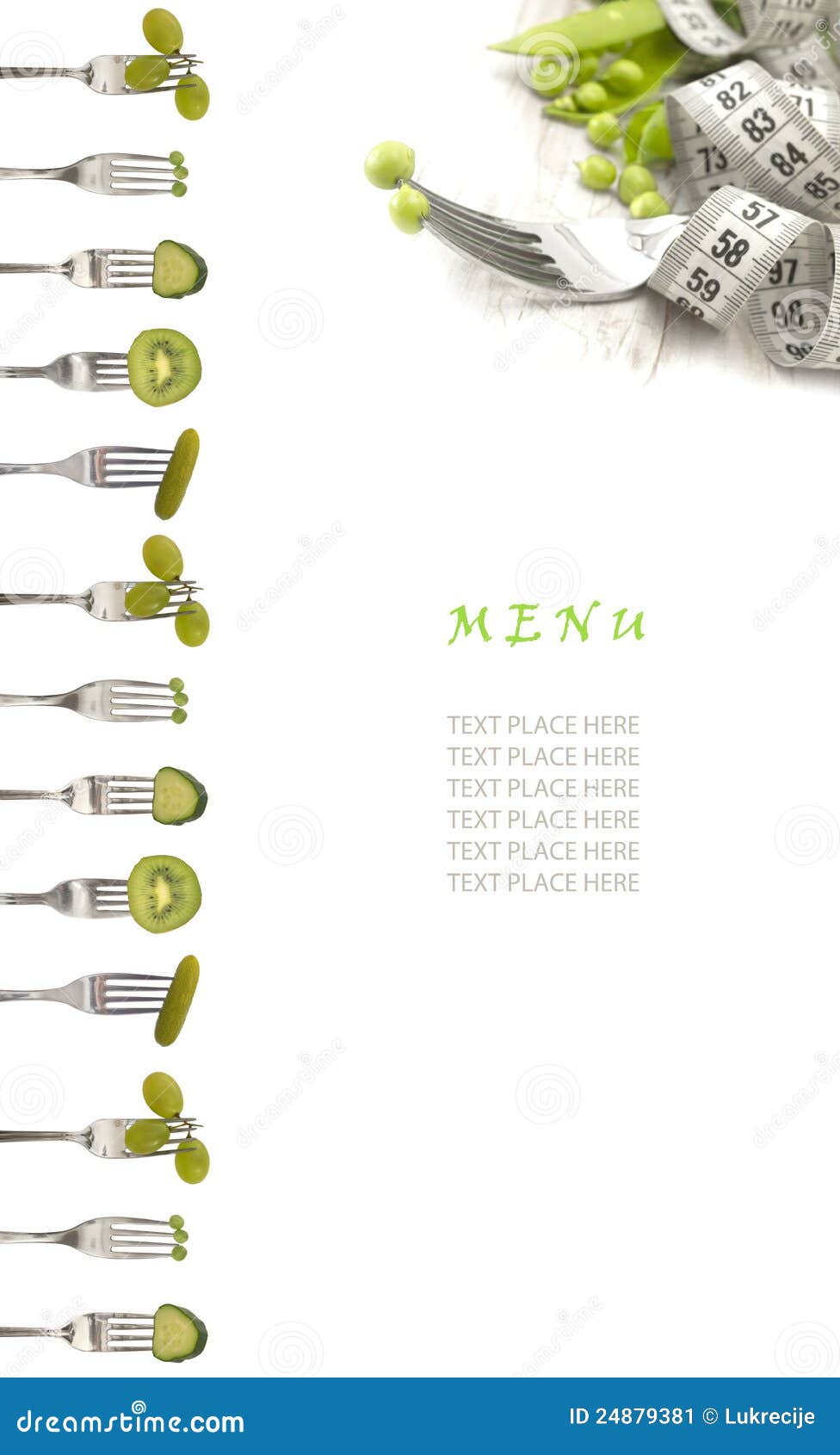 Diet menu design stock image. Image of fresh, collection - 24879381