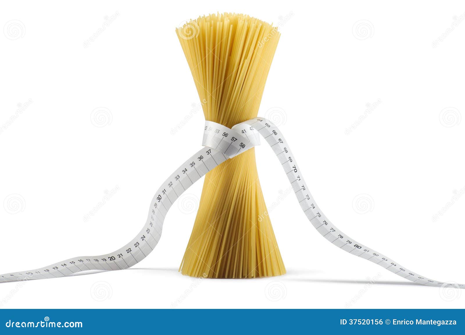 Diet pasta stock photo. Image of white, natural, slim - 37520156