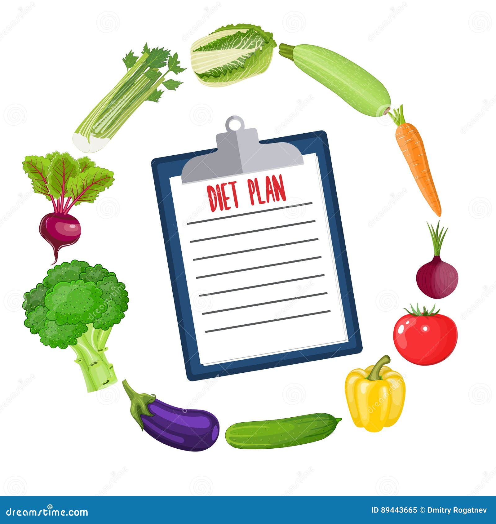 Diet plan schedule. stock vector. Illustration of fresh - 89443665