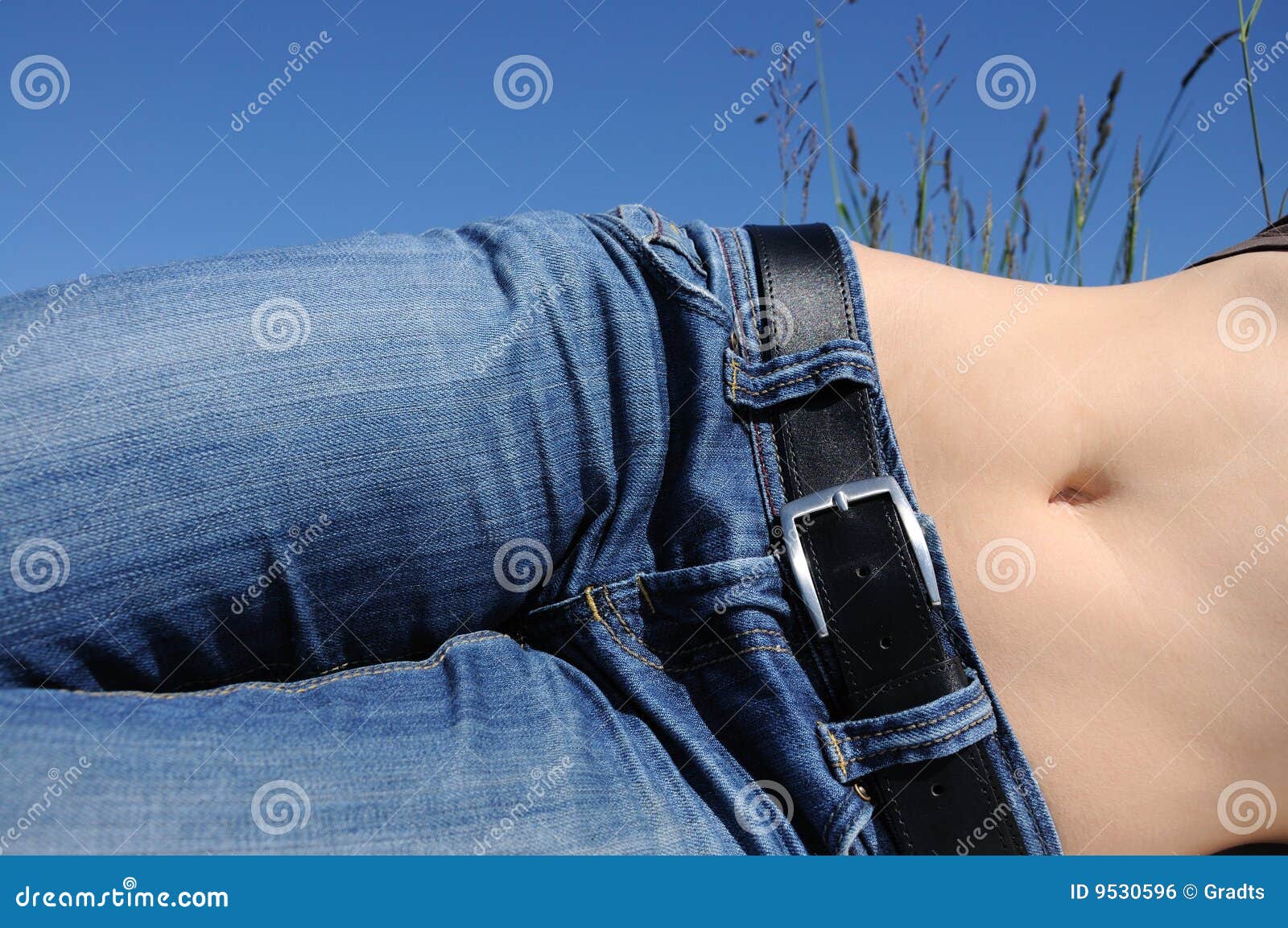 Diet slim woman body belly stock photo. Image of lying - 9530596