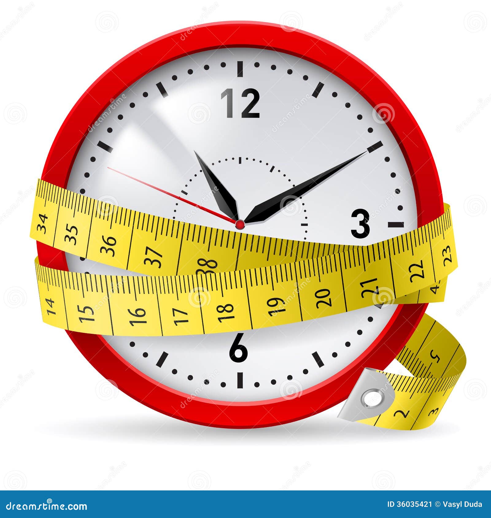 Diet with time limit. stock vector. Illustration of body - 36035421