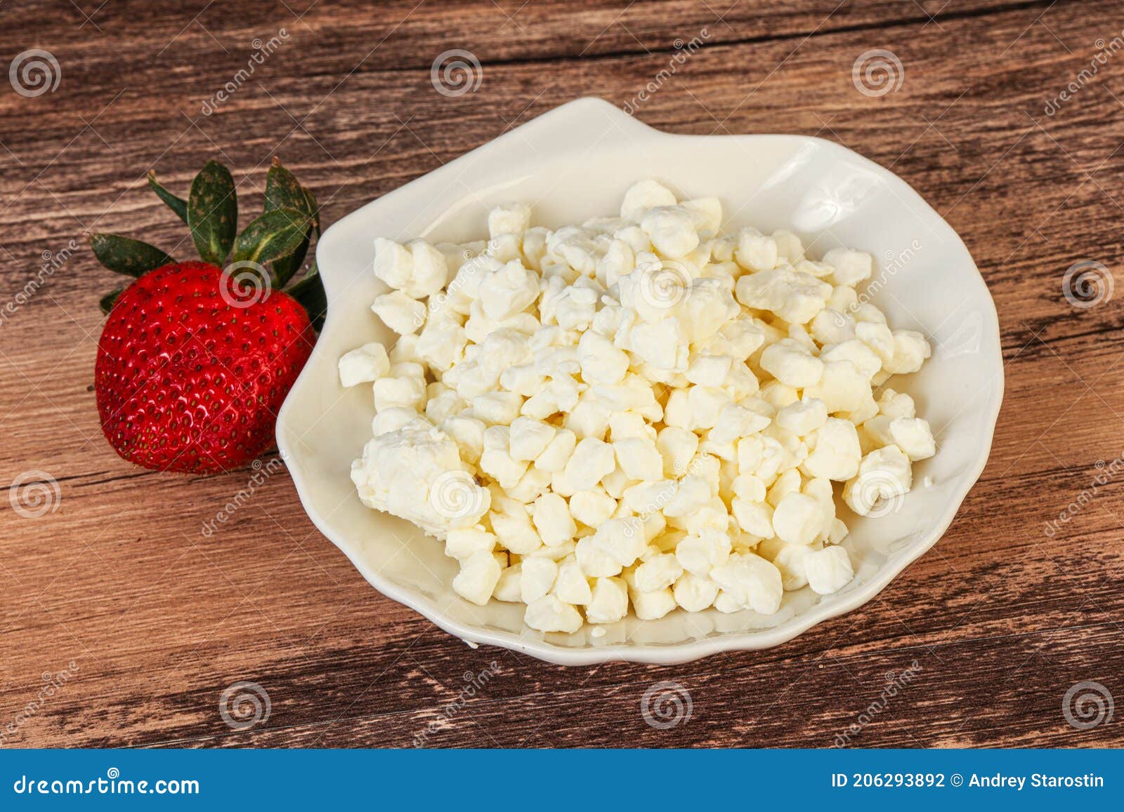 Dietary Food - Grain Cottage Cheese Stock Photo - Image of farm ...