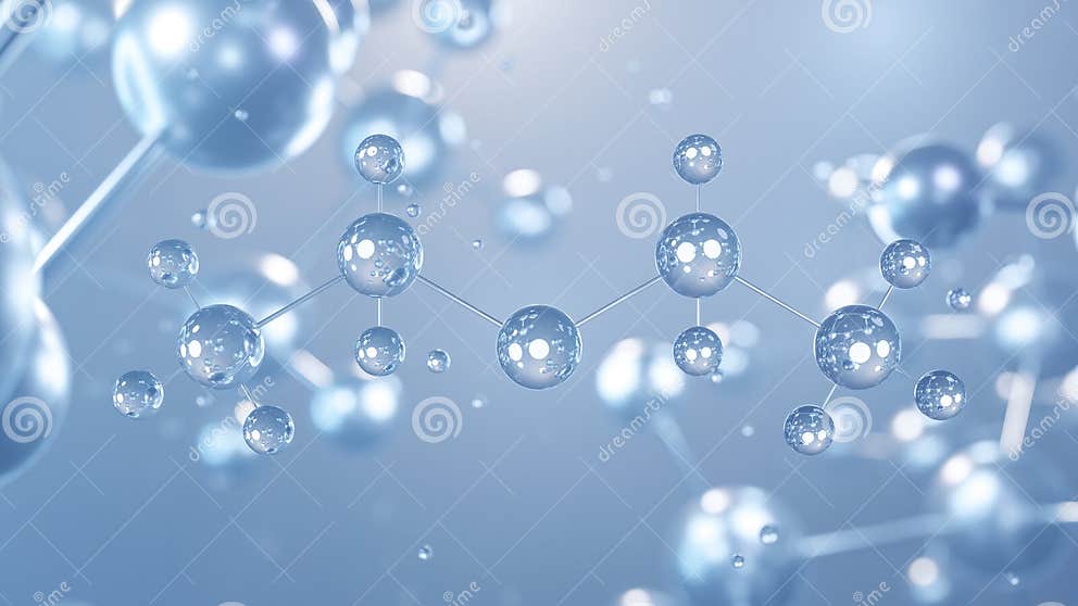 Diethyl Ether Molecular Structure 3d, Flat Model, Simply Ether ...