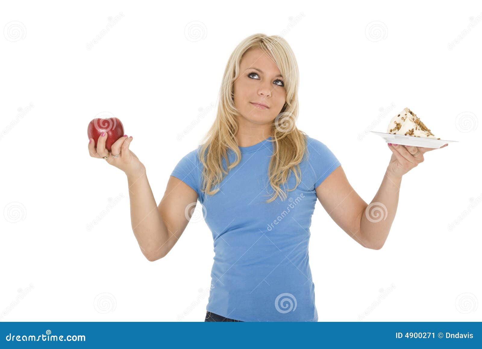 Dieting stock image. Image of caucasian, snacks, cake - 4900271