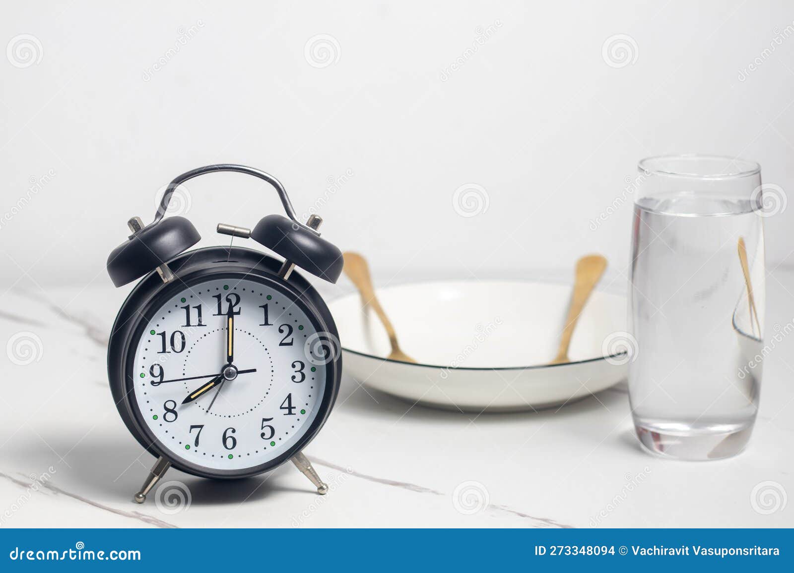 Dieting, Losing Weight, Eating at Regular Intervals Stock Photo - Image ...