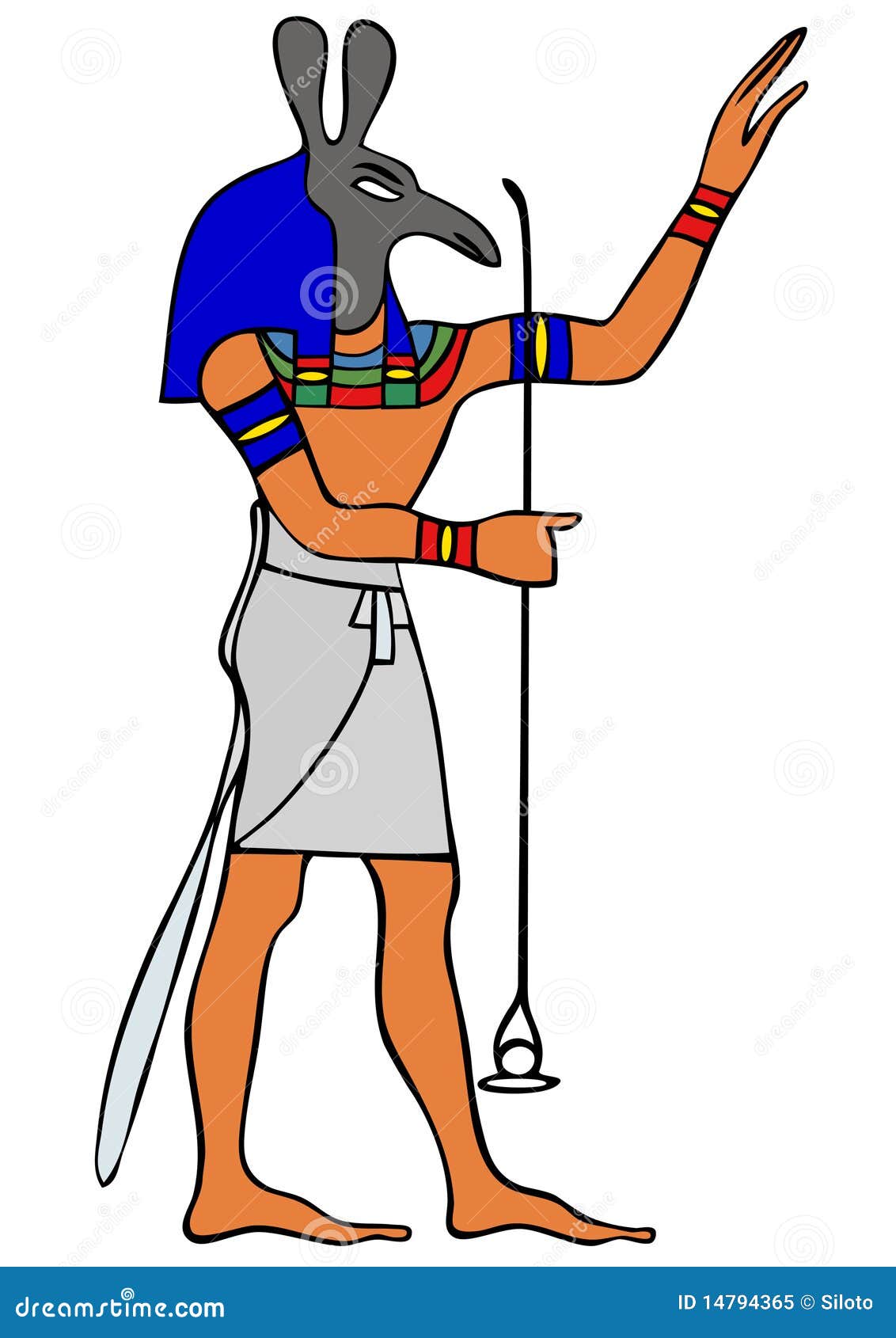 Dieu De L'Egypte Antique - Le Seth Illustration de Vecteur ...