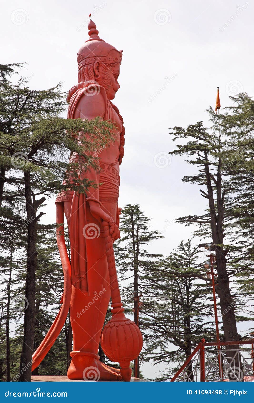 Dieu indou de singe photo stock. Image du énorme, hindouisme - 41093498