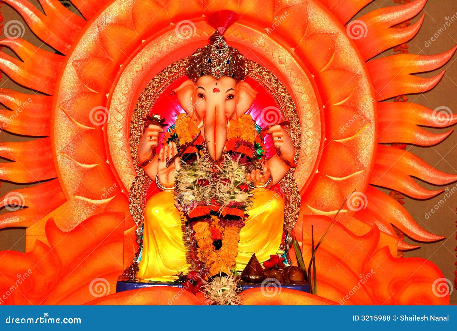 Dieu-Seigneur Indien Ganesh-XII Photo stock - Image du éléphant ...