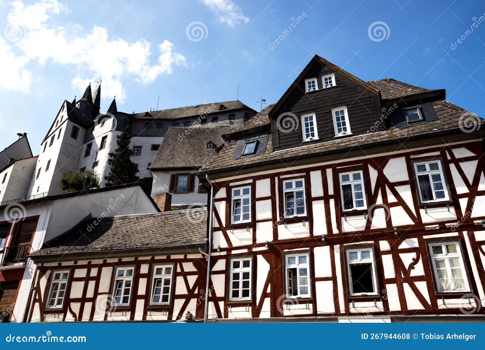 Diez Historic German Village Stock Photo - Image of rhineland ...