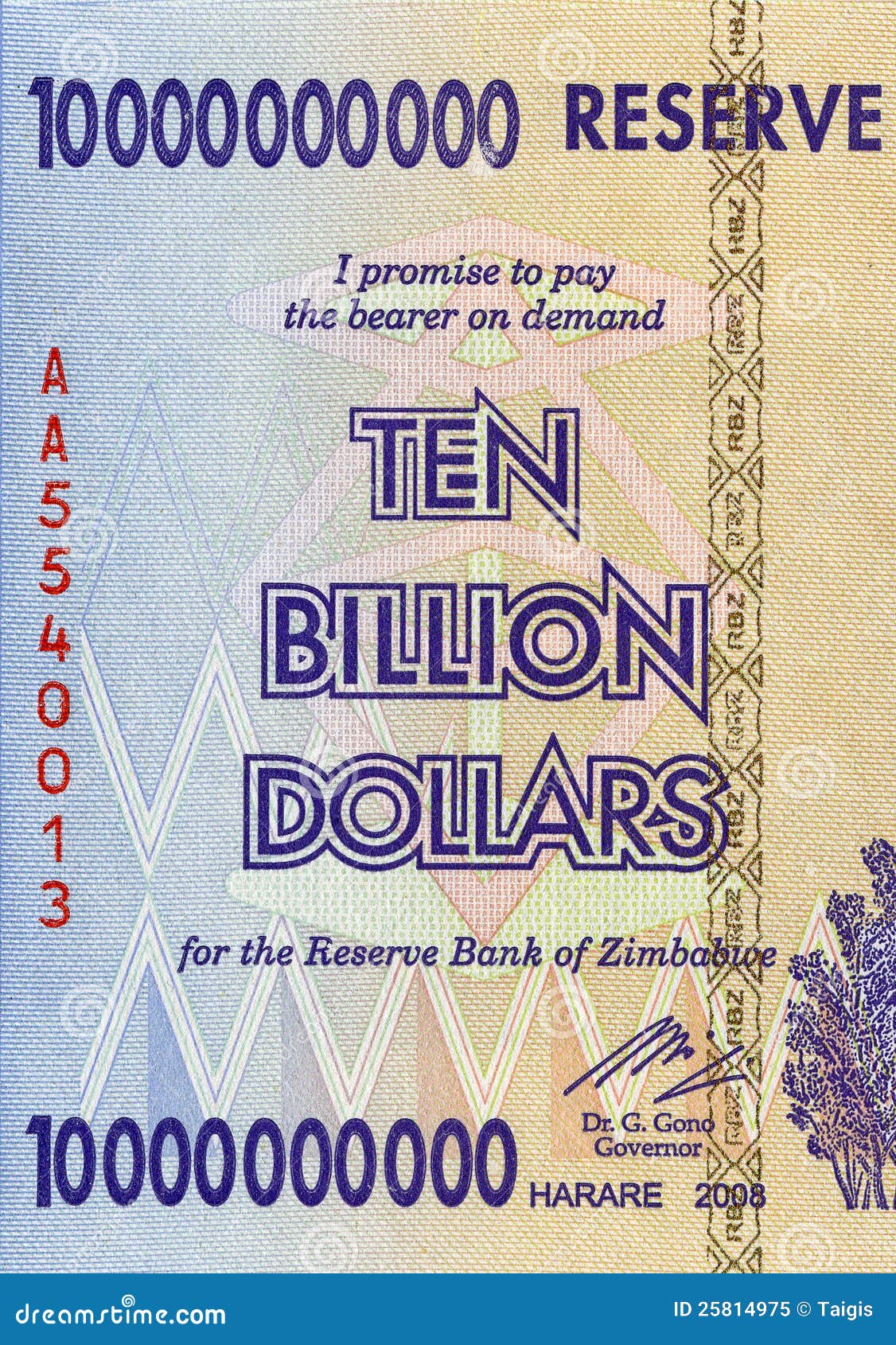 Diez mil millones dólares imagen de archivo. Imagen de notas - 25814975