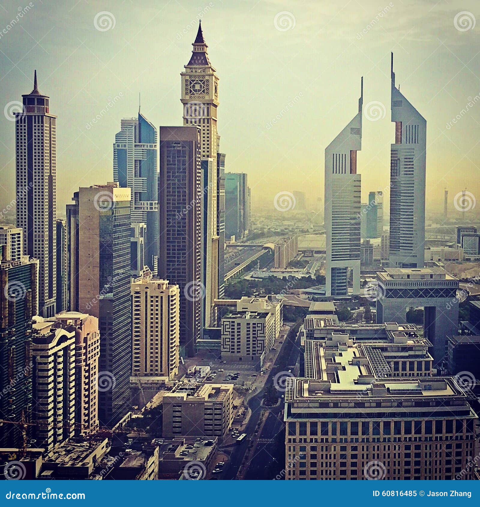 DIFC - Dubai UAE fotografering för bildbyråer. Bild av framtid - 60816485