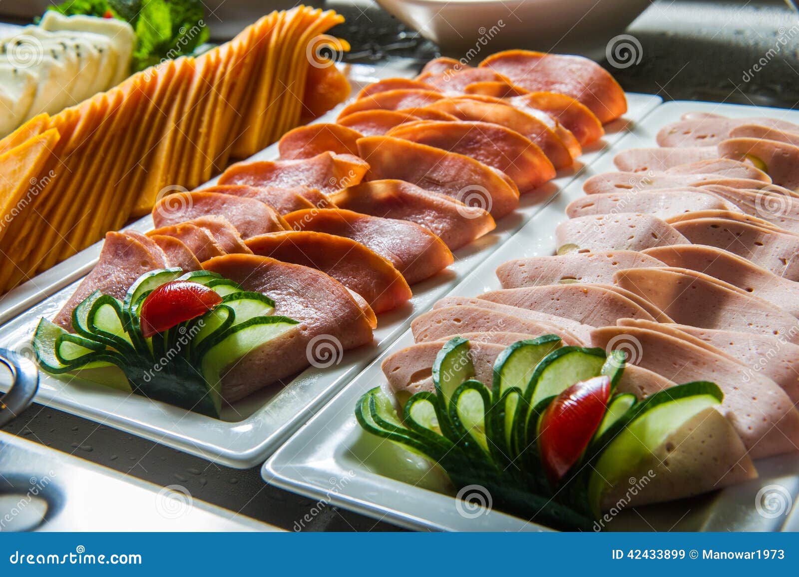 Diferent Meat Appetizers In Buffet. Royalty-Free Stock Photo ...