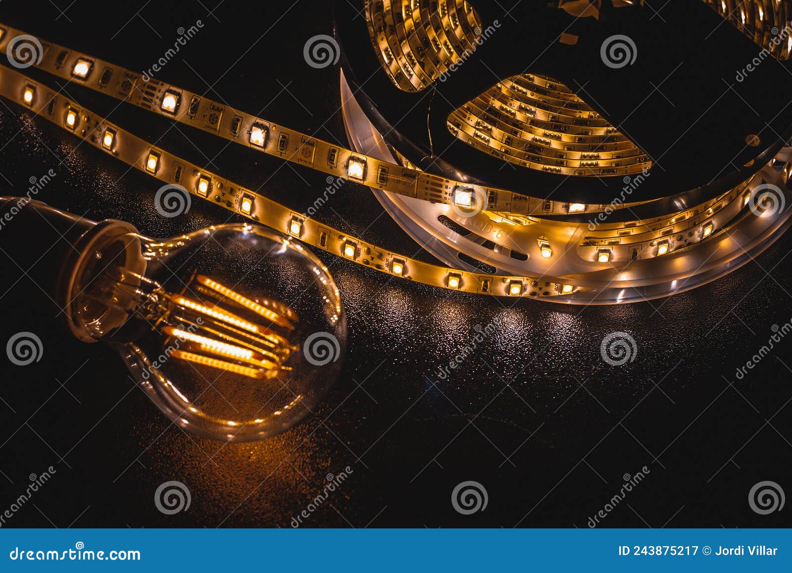 Diferentes Tipos De Bobinas De Chumbo E De Bolbo De Led Imagem de Stock ...