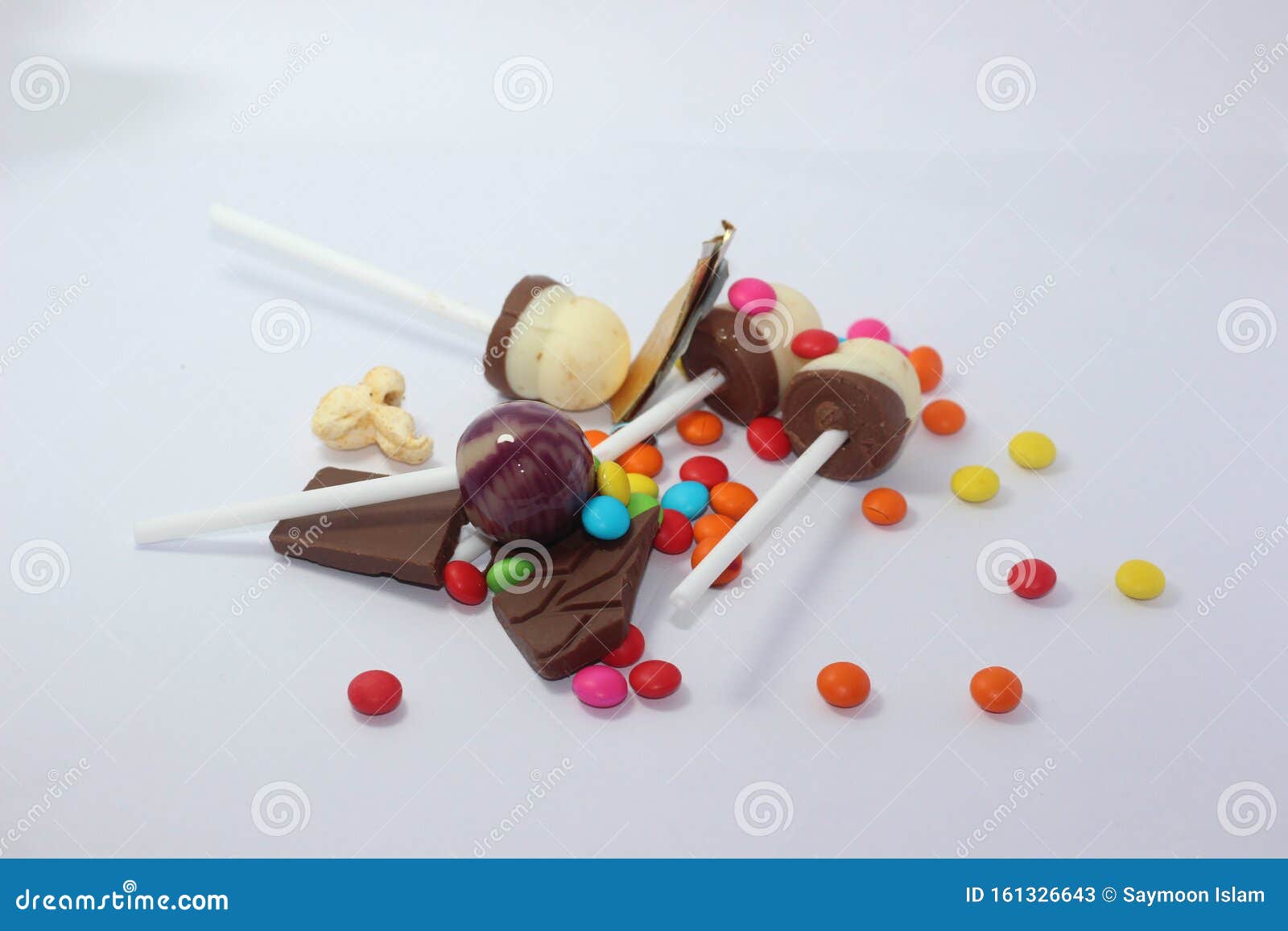 Diferentes Tipos De Chocolate E Cores Diferentes Imagem de Stock ...