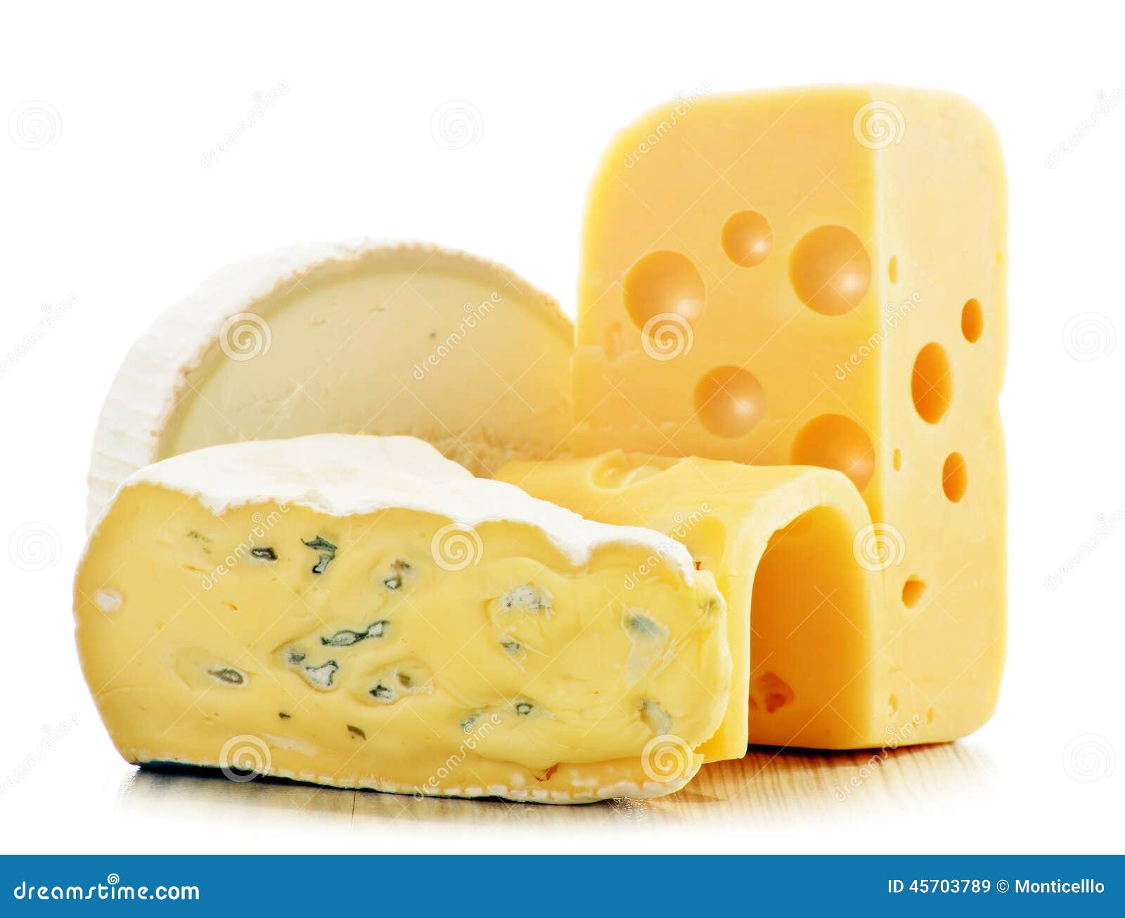 Différentes Sortes De Fromage Sur Le Fond Blanc Image stock - Image du ...