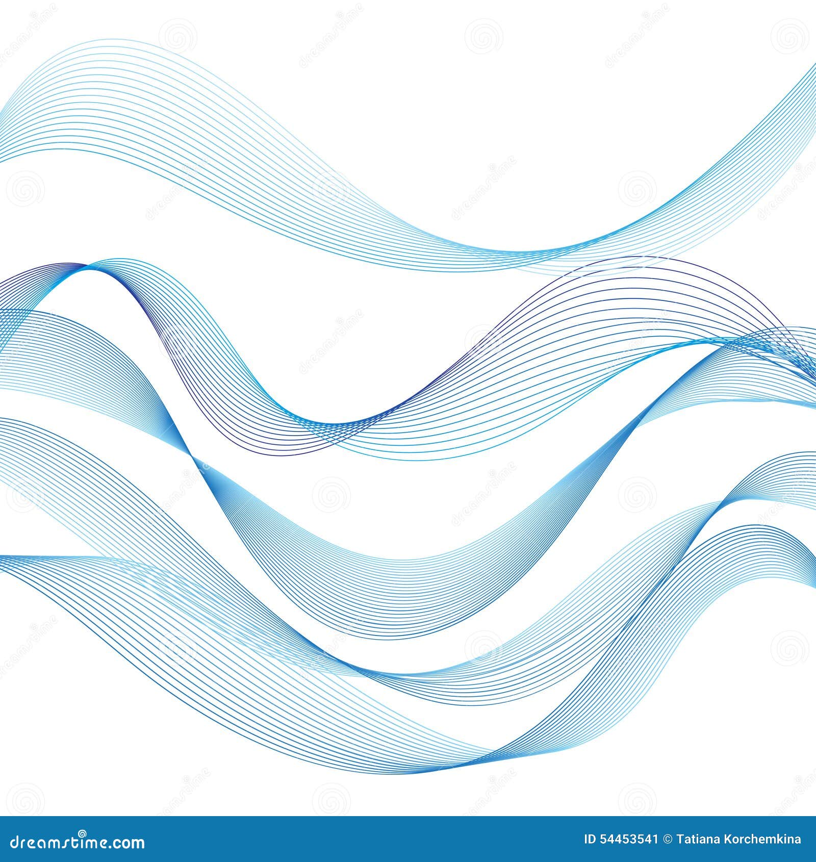 Différentes Vagues Graphiques Illustration de Vecteur - Illustration du ...