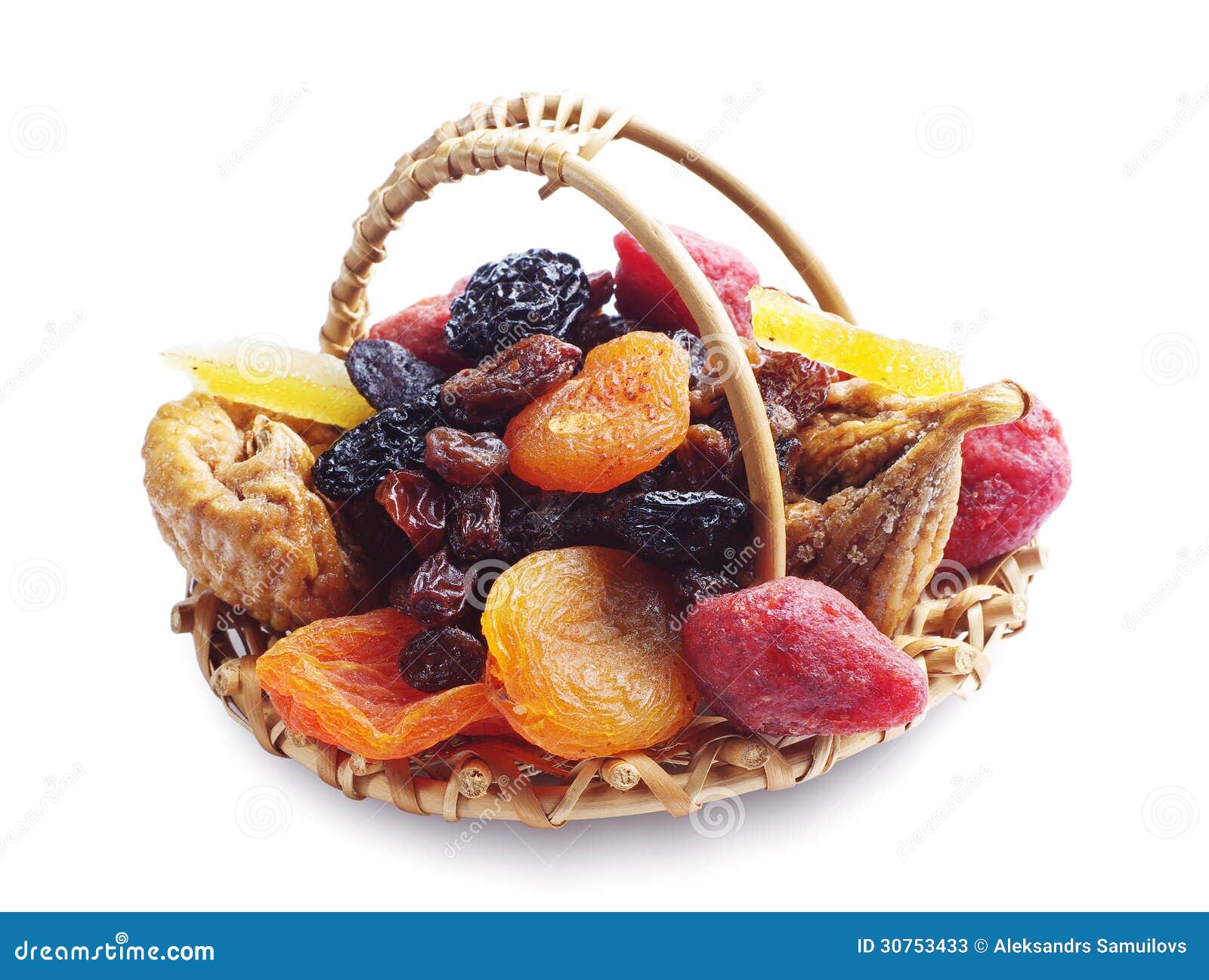 Différents Fruits Secs Dans Un Panier Image stock - Image du ramassage ...