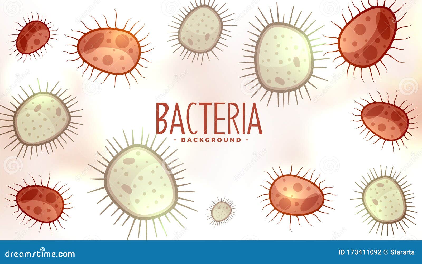 Bacteria Shapes Realistic Infographics Vector Illustration ... Bacteria Shapes Realistic Infographics Vector Illustration ...