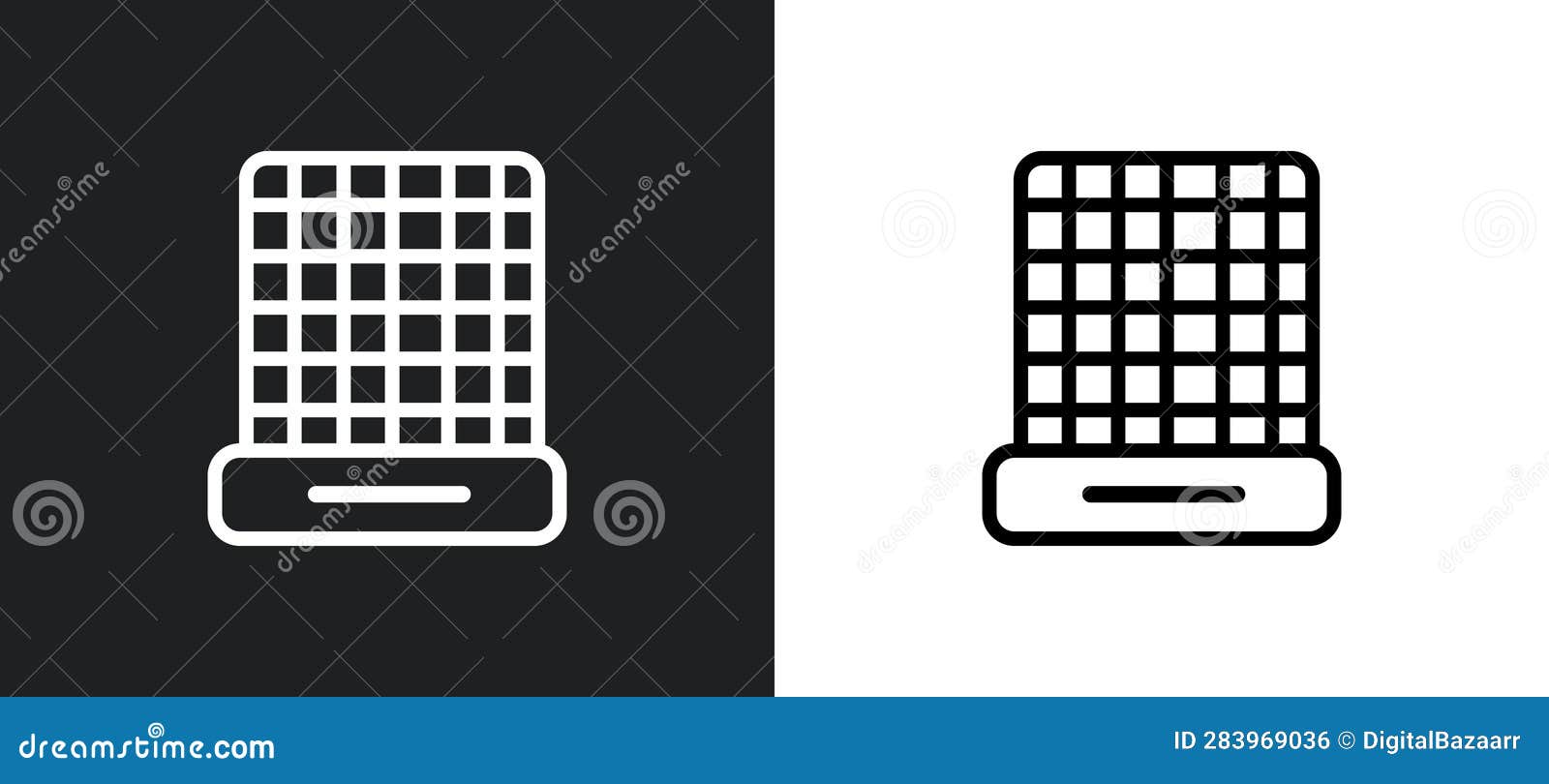 Difference Engine Outline Icon in White and Black Colors. Difference ...