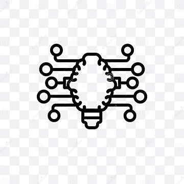 Difference Engine Vector Linear Icon Isolated on Transparent Background ...