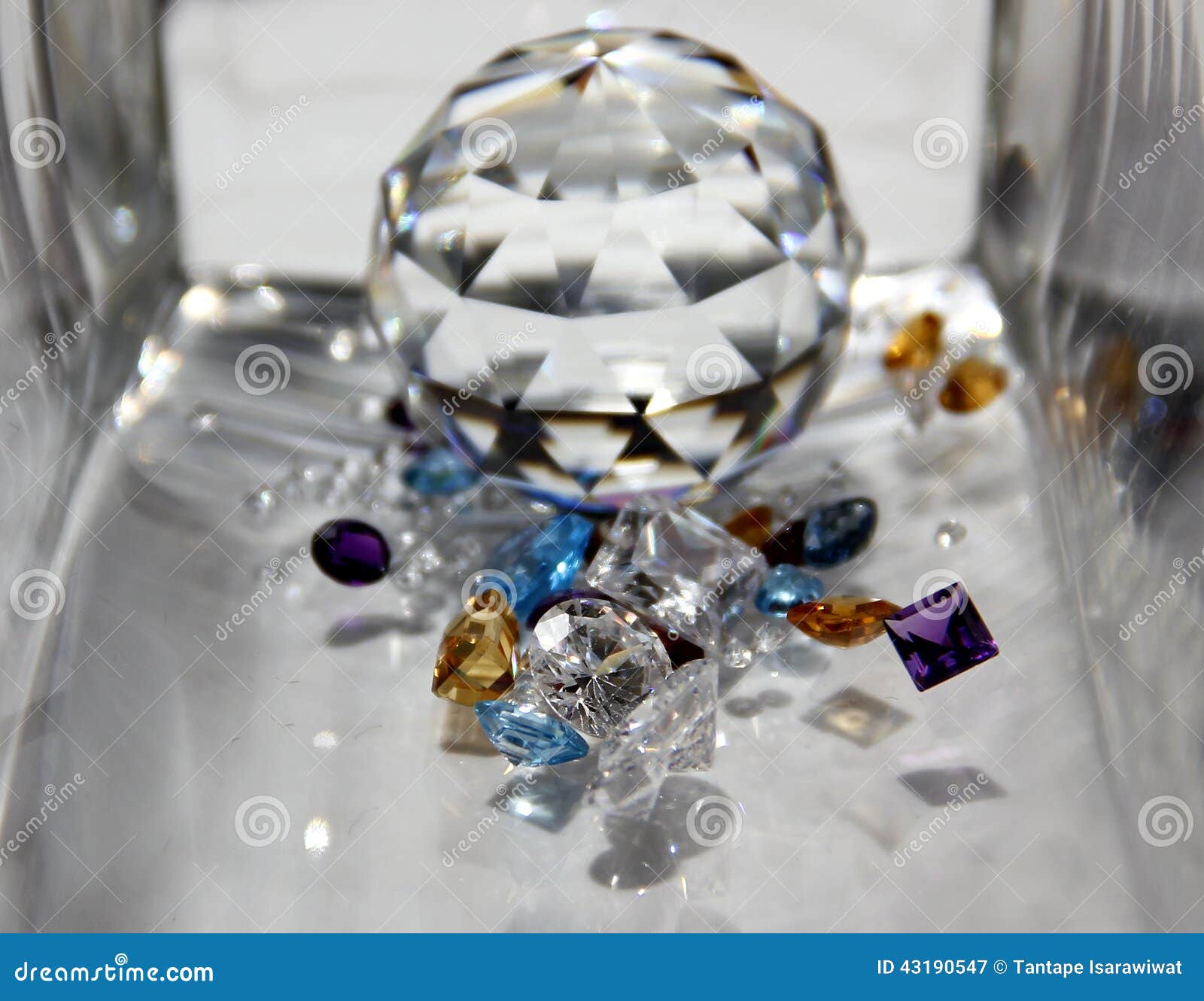 The Difference of Gems. stock image. Image of background - 43190547