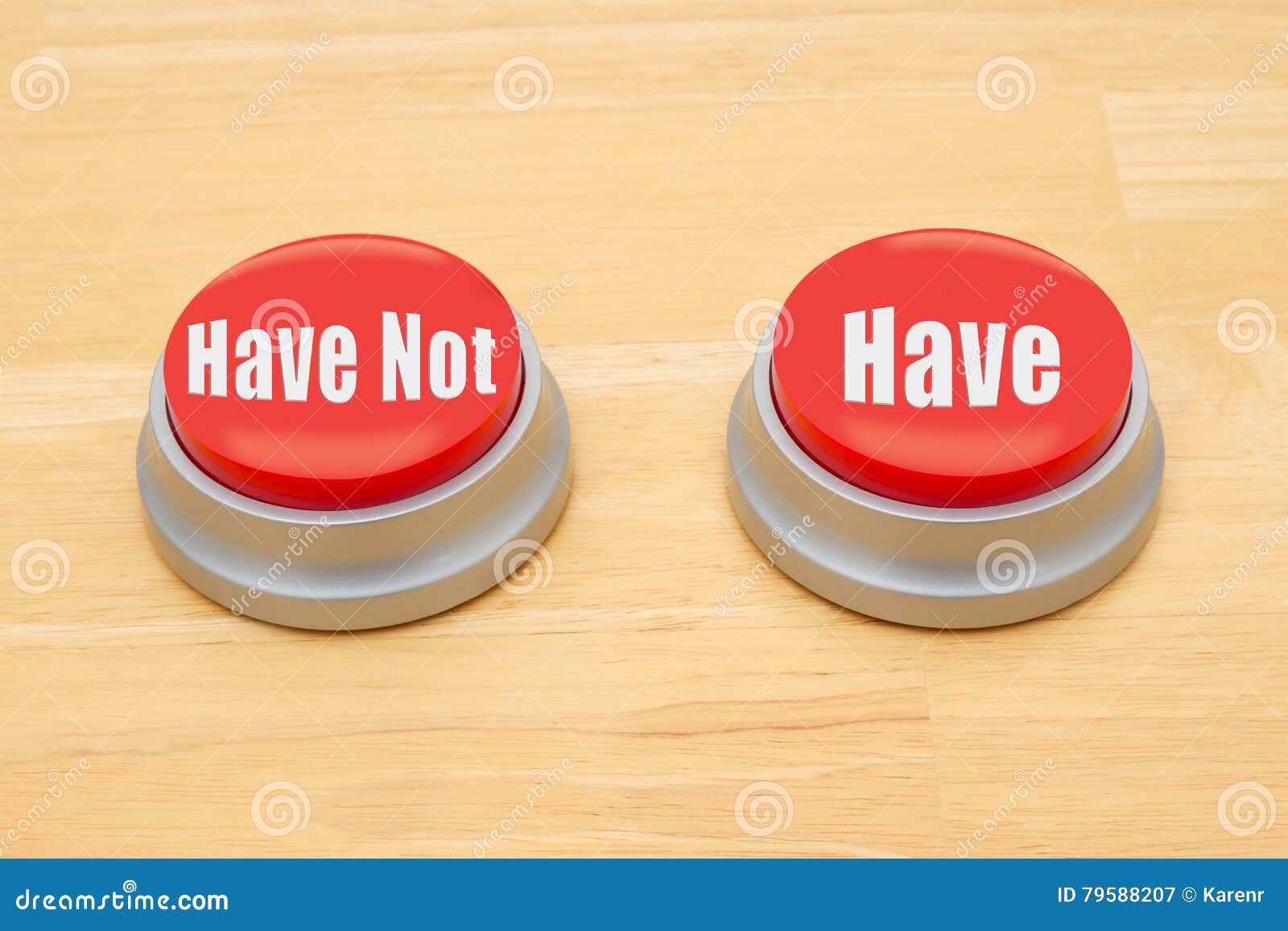 The Difference between the Have Not and Have Stock Image - Image of ...