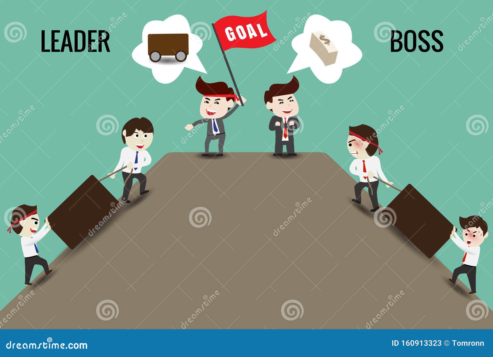Business Concept Leader or Boss, Template Stock Vector - Illustration ...