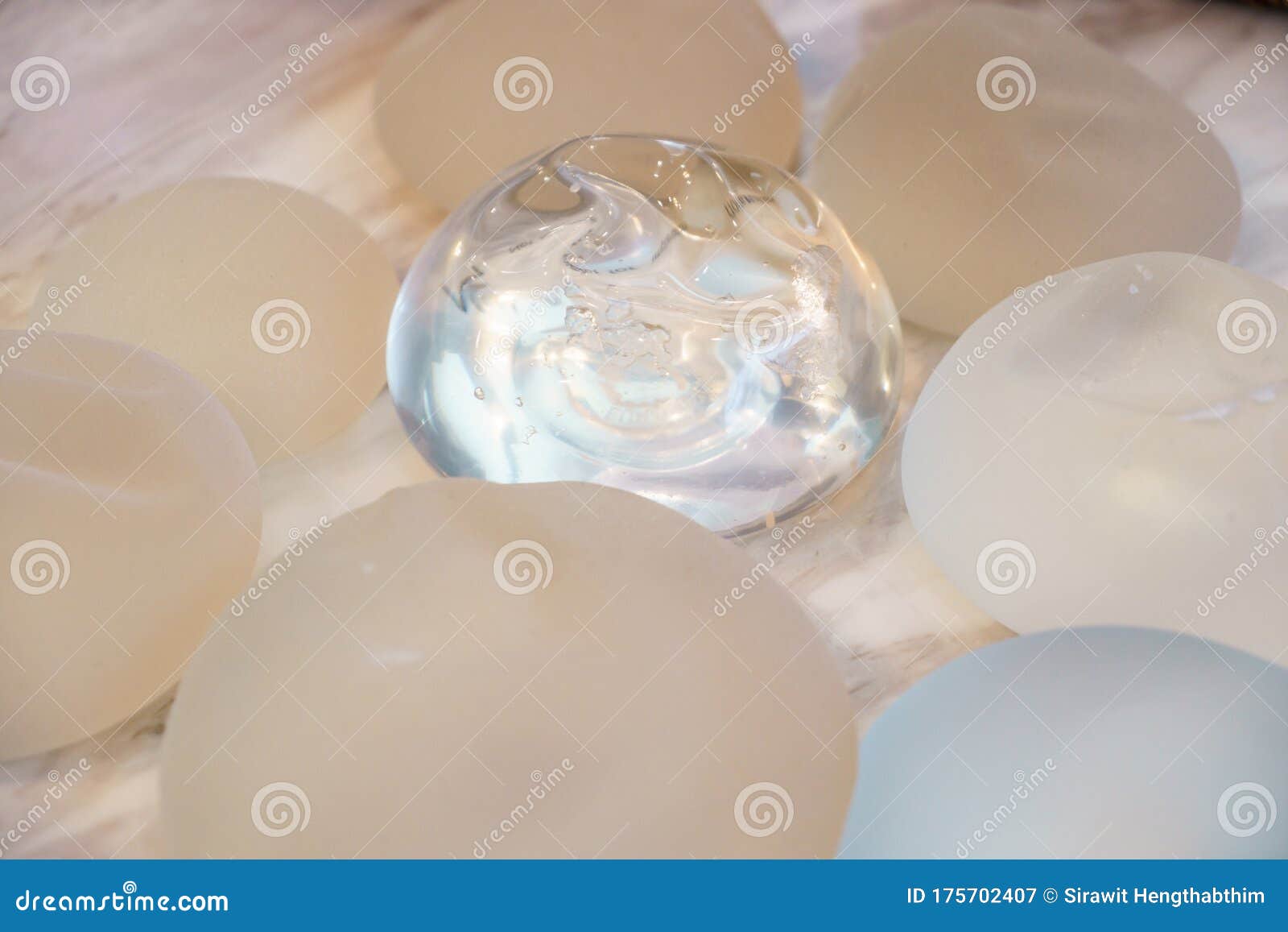 Difference O Silicone Breast Implant Stock Image - Image of medicine ...