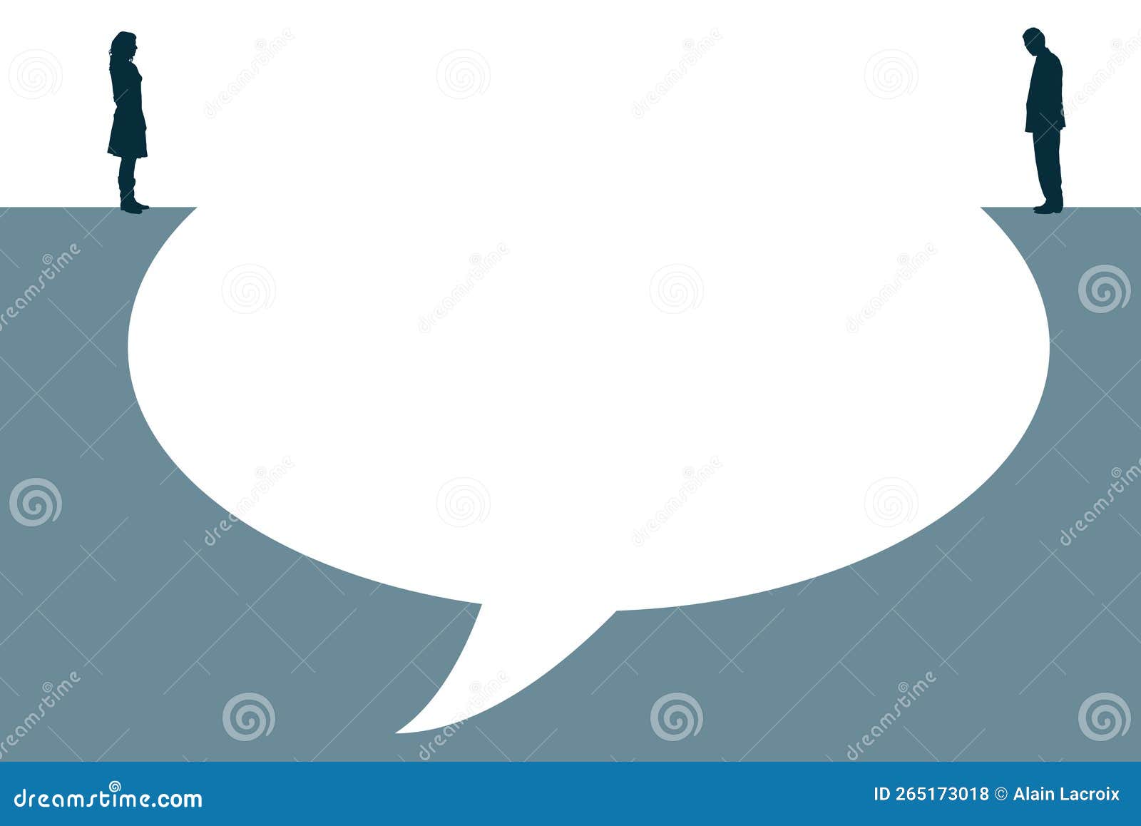 Difference opinion couple stock illustration. Illustration of answers ... Difference opinion couple stock illustration. Illustration of answers ...