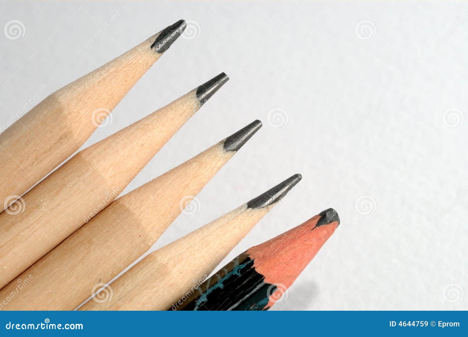 Difference Pencil Picture. Image: 4644759