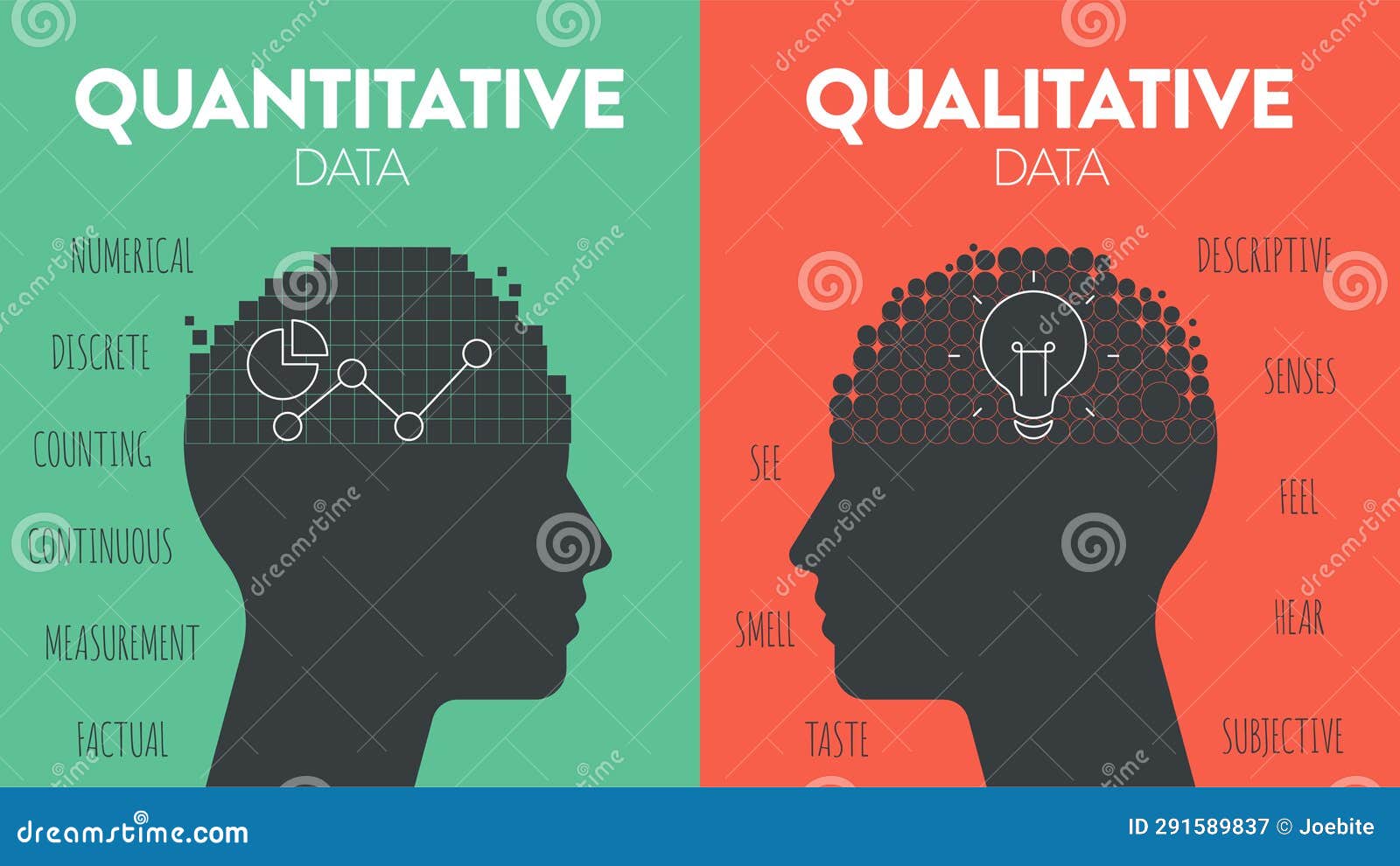 The Difference Of Quantitative Data And Qualitative Data Icon ... The Difference Of Quantitative Data And Qualitative Data Icon ...