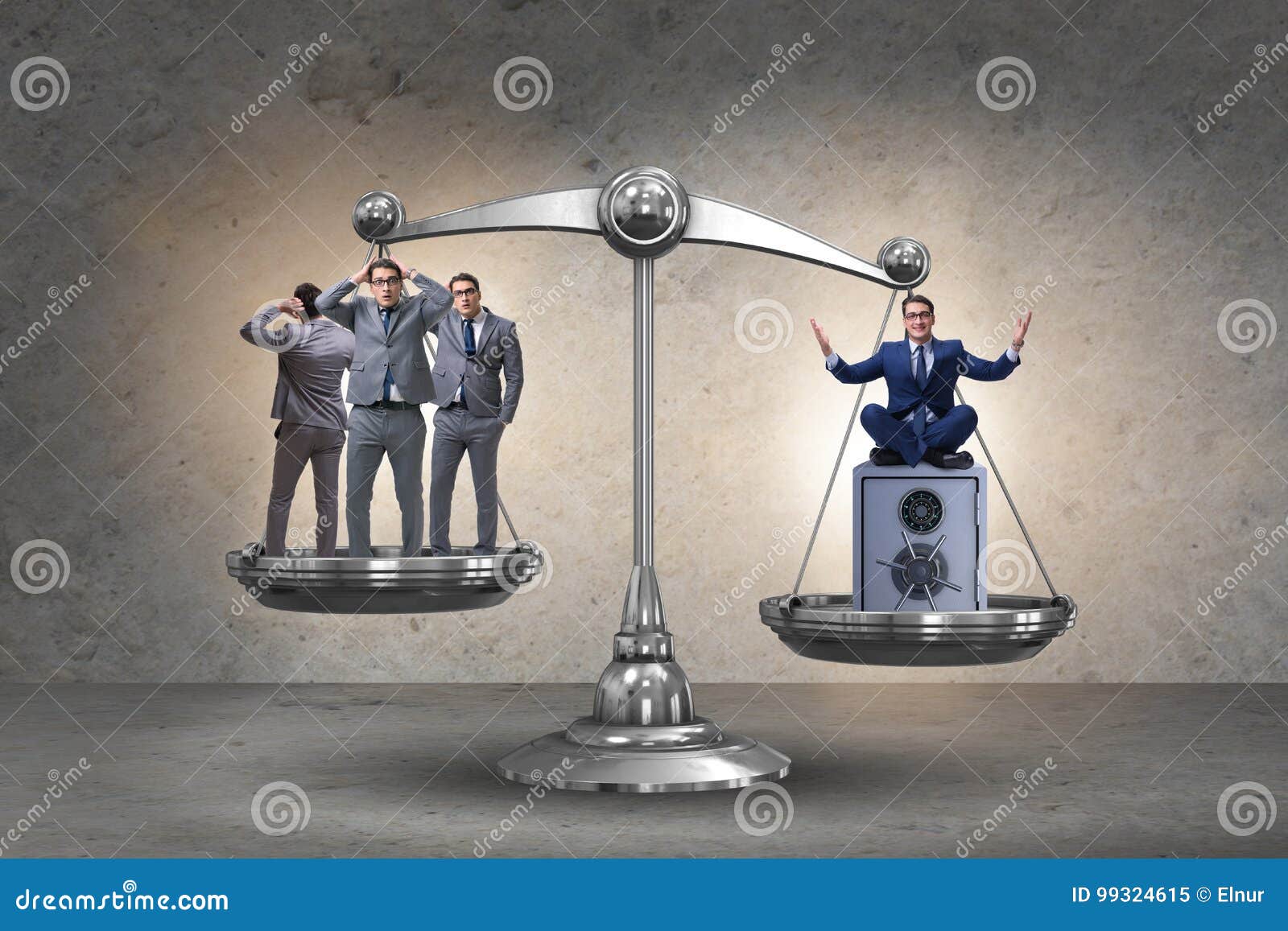 The Difference between Rich and Poor People Concept Stock Image - Image ...