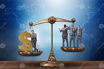 The Difference between Rich and Poor People Stock Image - Image of debt ...