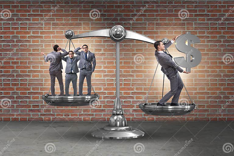 The Difference between Rich and Poor People Stock Image - Image of ...